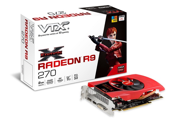 Az AMD és a partnerek is bemutatták a Radeon R9 270 grafikus kártyát ...