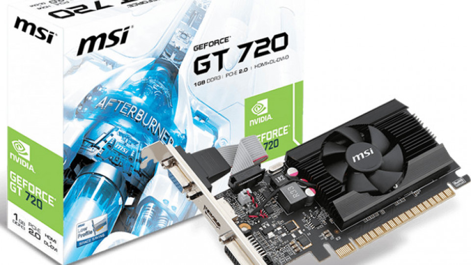 Az NVIDIA bemutatta belépő szintű Geforce GT 720 grafikus kártyáját ...